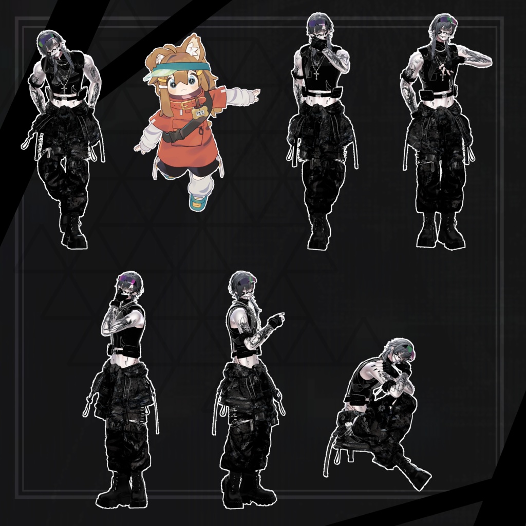 PoseAnimation No,1～3 - Aki_telier - BOOTH