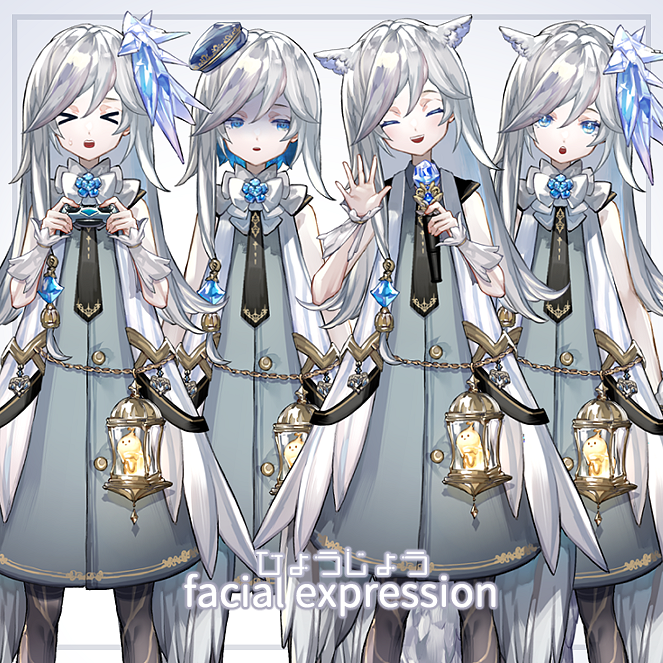 【Live2Dモデル】Vtuber汎用モデル IceBlue【VTS】 - Norah's Pot - BOOTH