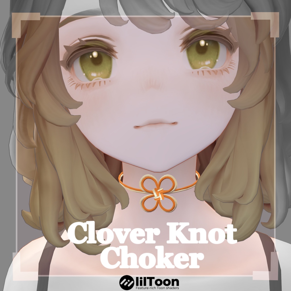 【期間限定無料】Clover Knot Choker【thx700overfollowers】 - SUGUNERU - BOOTH