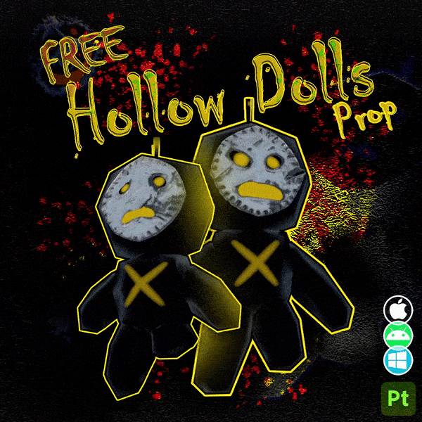 【無料】┼ [プロップ] Hollow Dolls [VRChat] - chimyreal - BOOTH