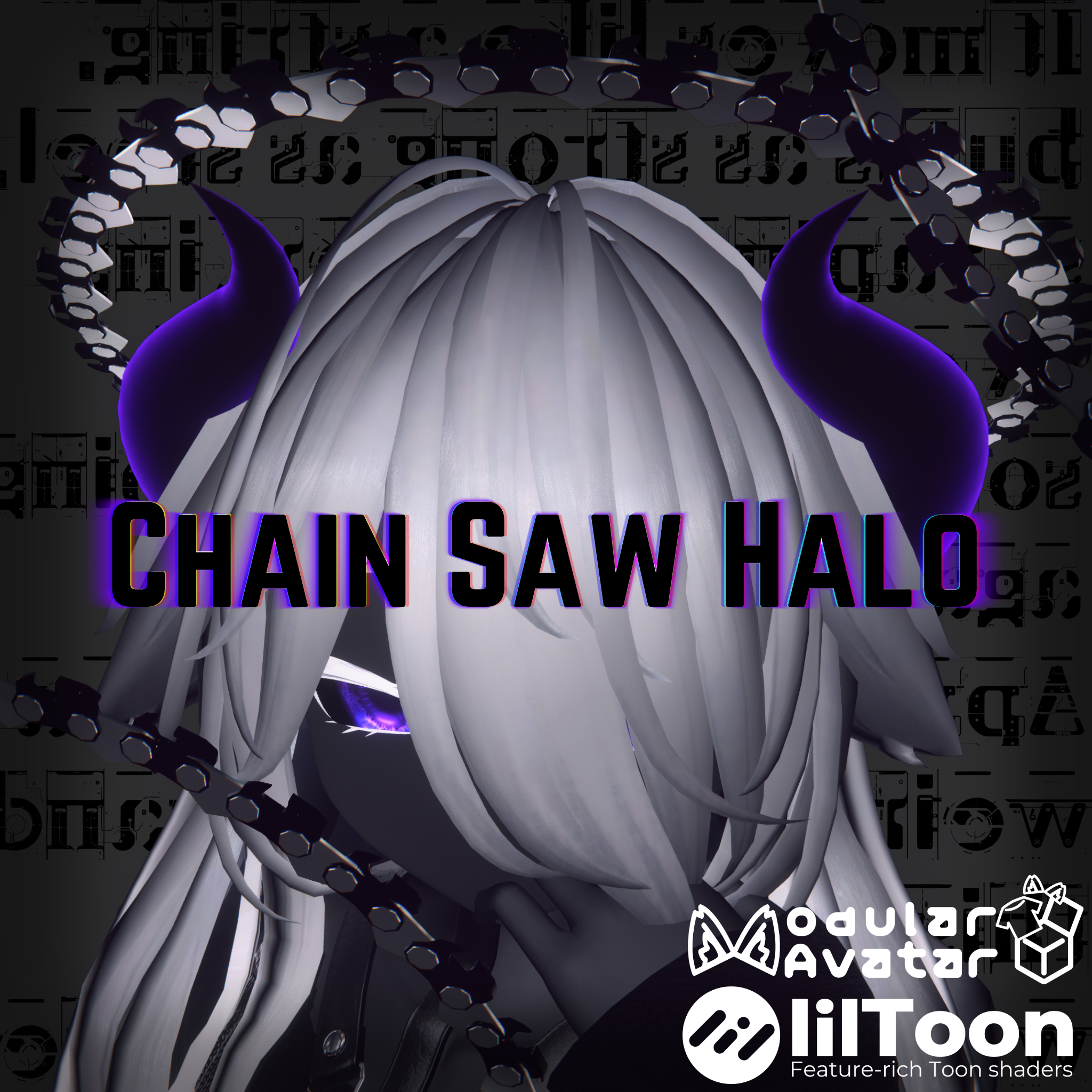 【VRChat】Chain Saw Halo【MA対応】 - 物置(夜日空用) - BOOTH