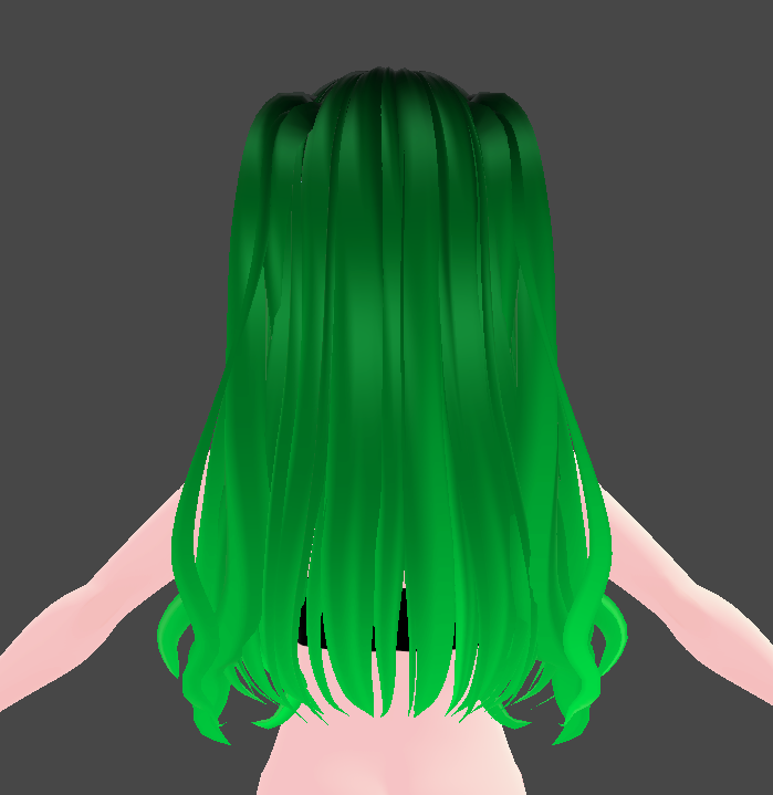 Green Gradient Hair Texture - thegothicdream - BOOTH