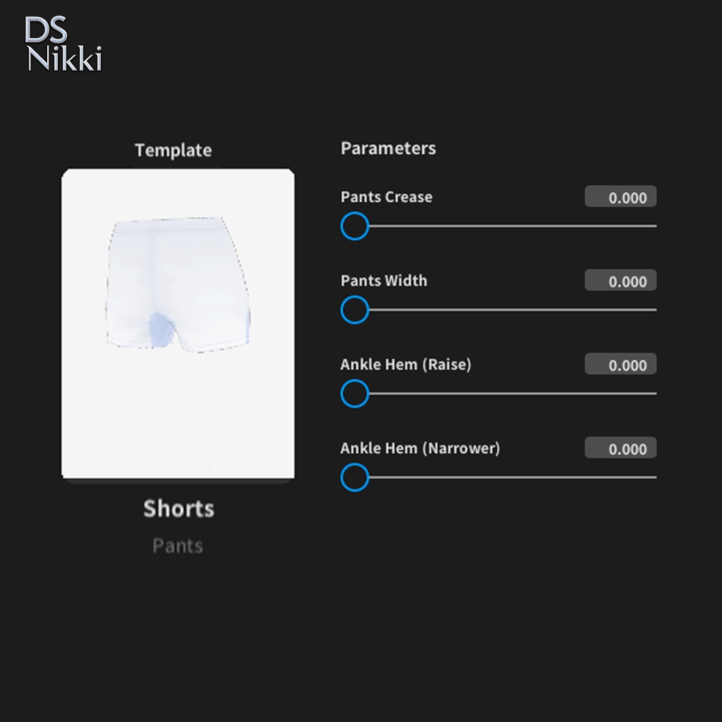 Vroid Heart Pockets Elastic Waist Shorts Color Set Textures ...