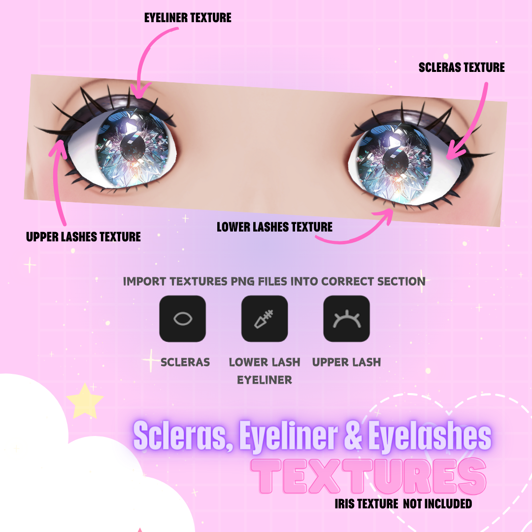 VRoid Face & Body Skin PNG Texture Pack - Vtuber Asset for Streaming ...