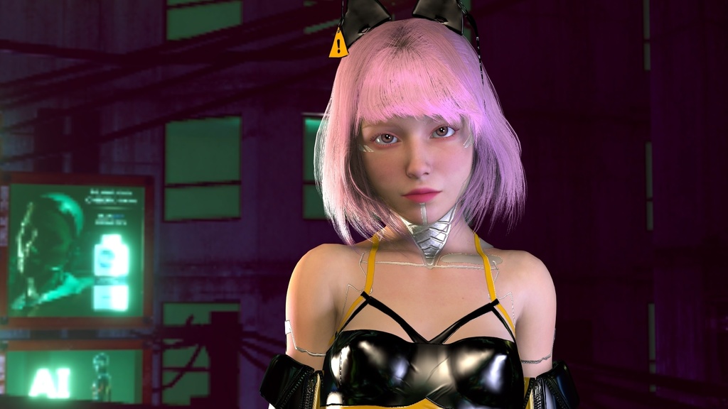 Cyber Girl V1000 - アバター rVRC