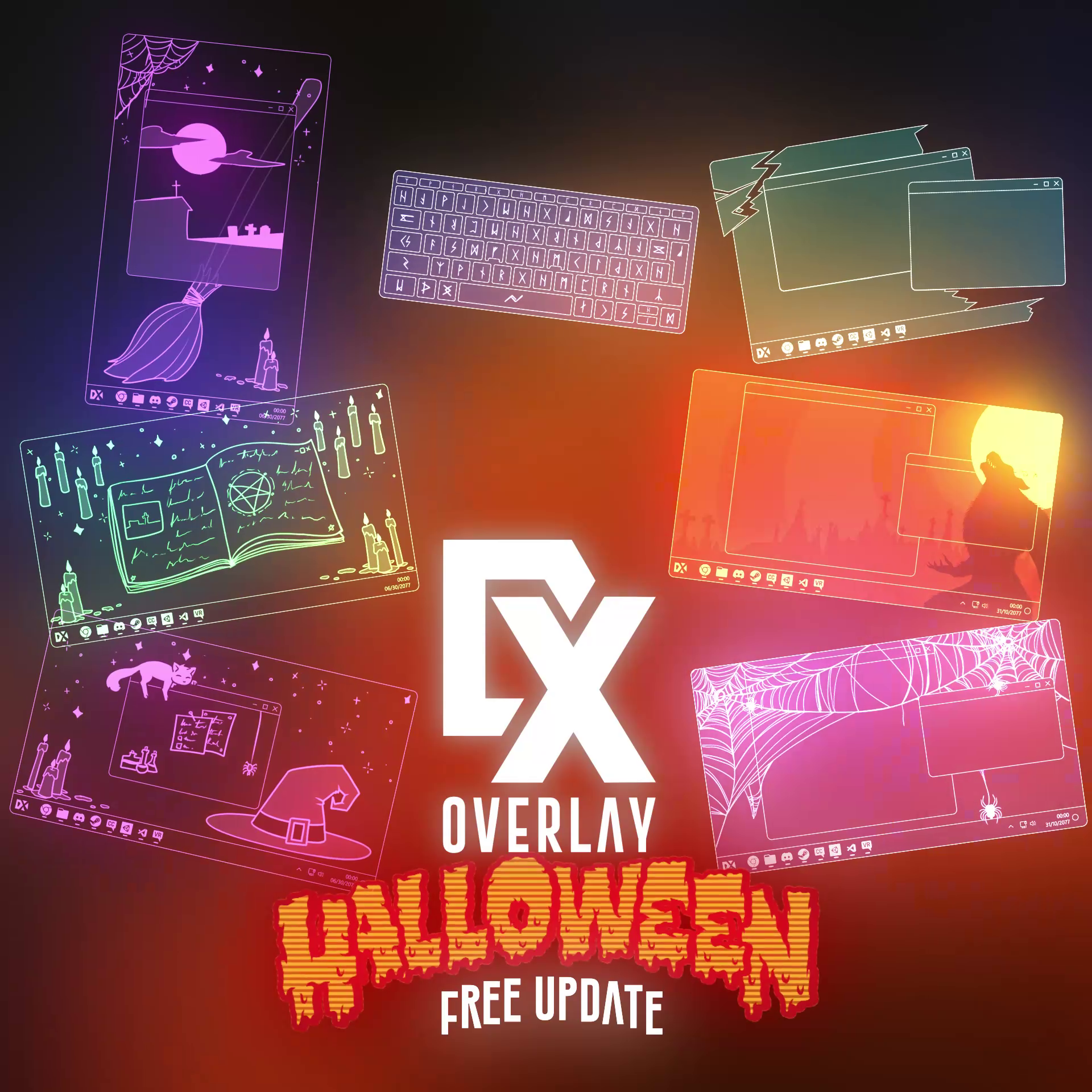 DXOverlay: VRChat用XSOverlay & OVR Toolkitインジケータ - DX - BOOTH