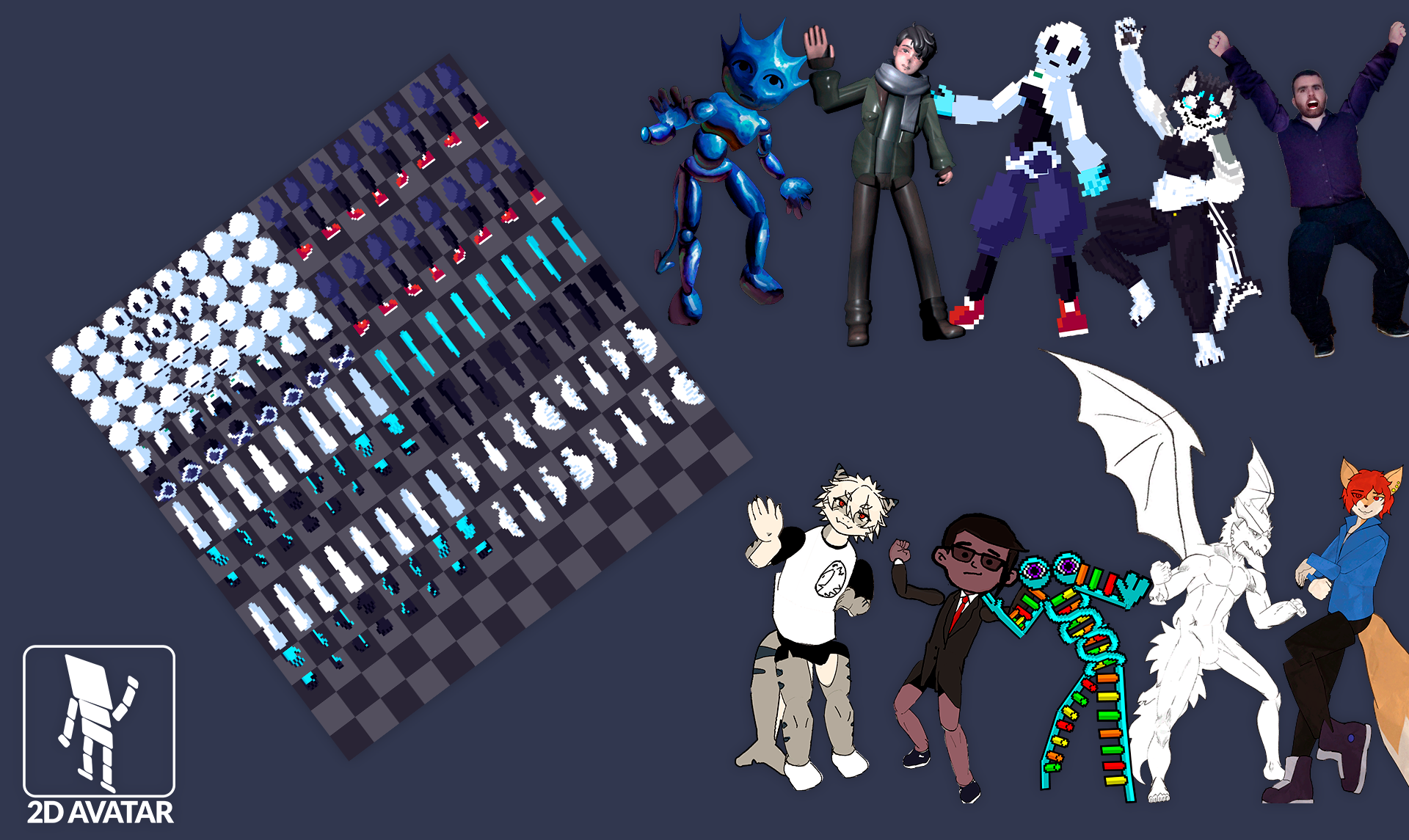 2D Avatar : Avatar System for VRChat - DX - BOOTH