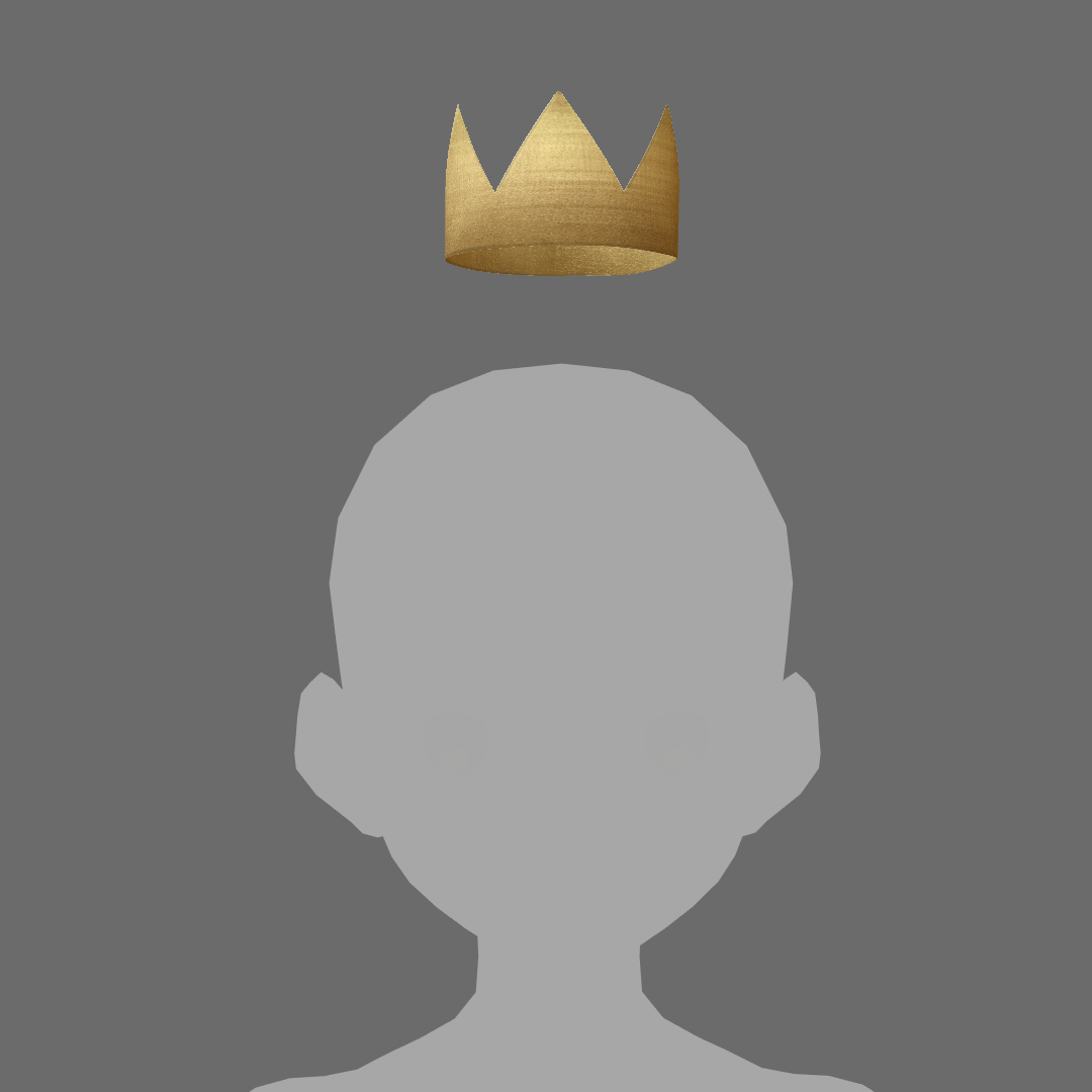 Floating crown (hair preset) - KurukaShop - BOOTH