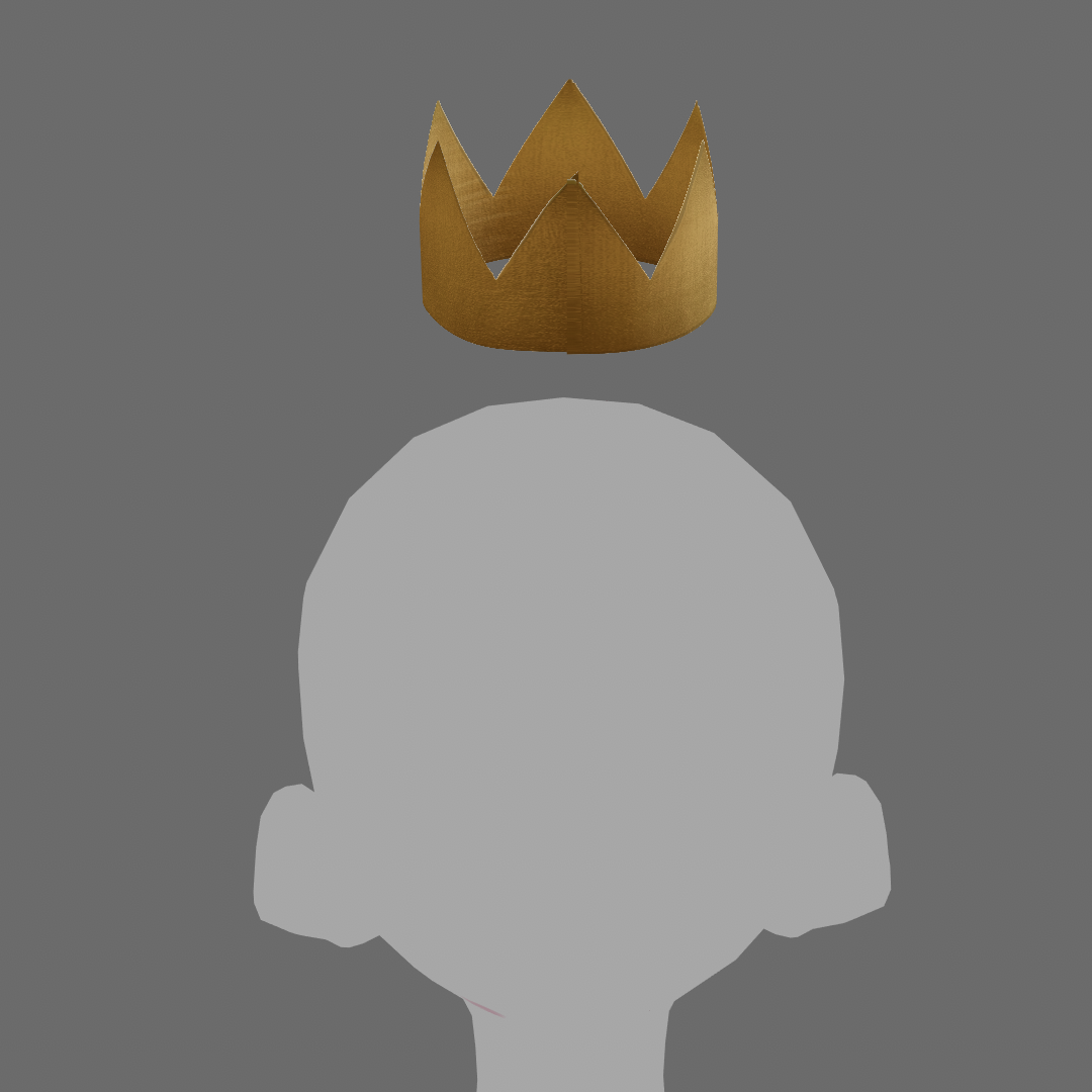 Floating crown (hair preset) - KurukaShop - BOOTH