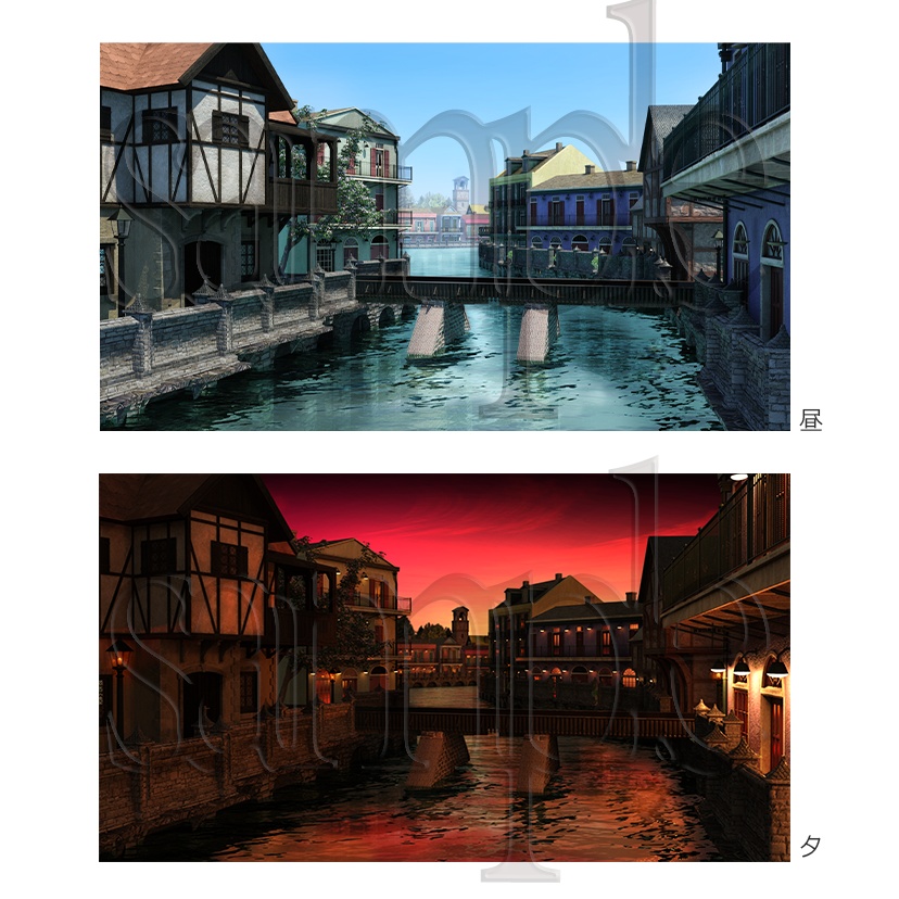 背景画像[街01] _background image town01 - 音素11 - BOOTH