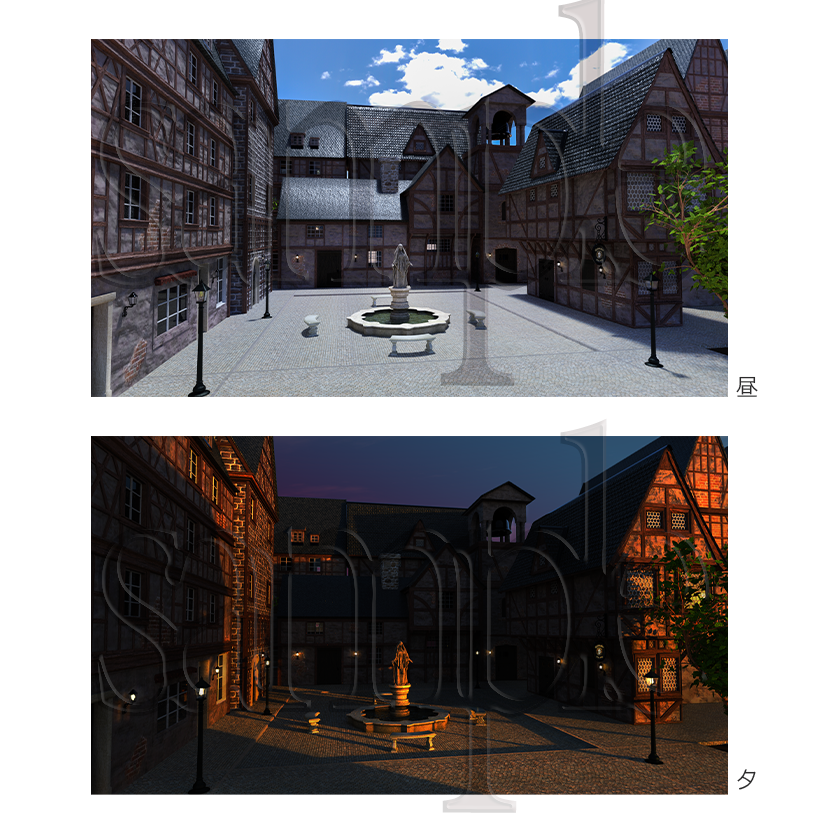 背景画像[街02] _background image town02 - 音素11 - BOOTH