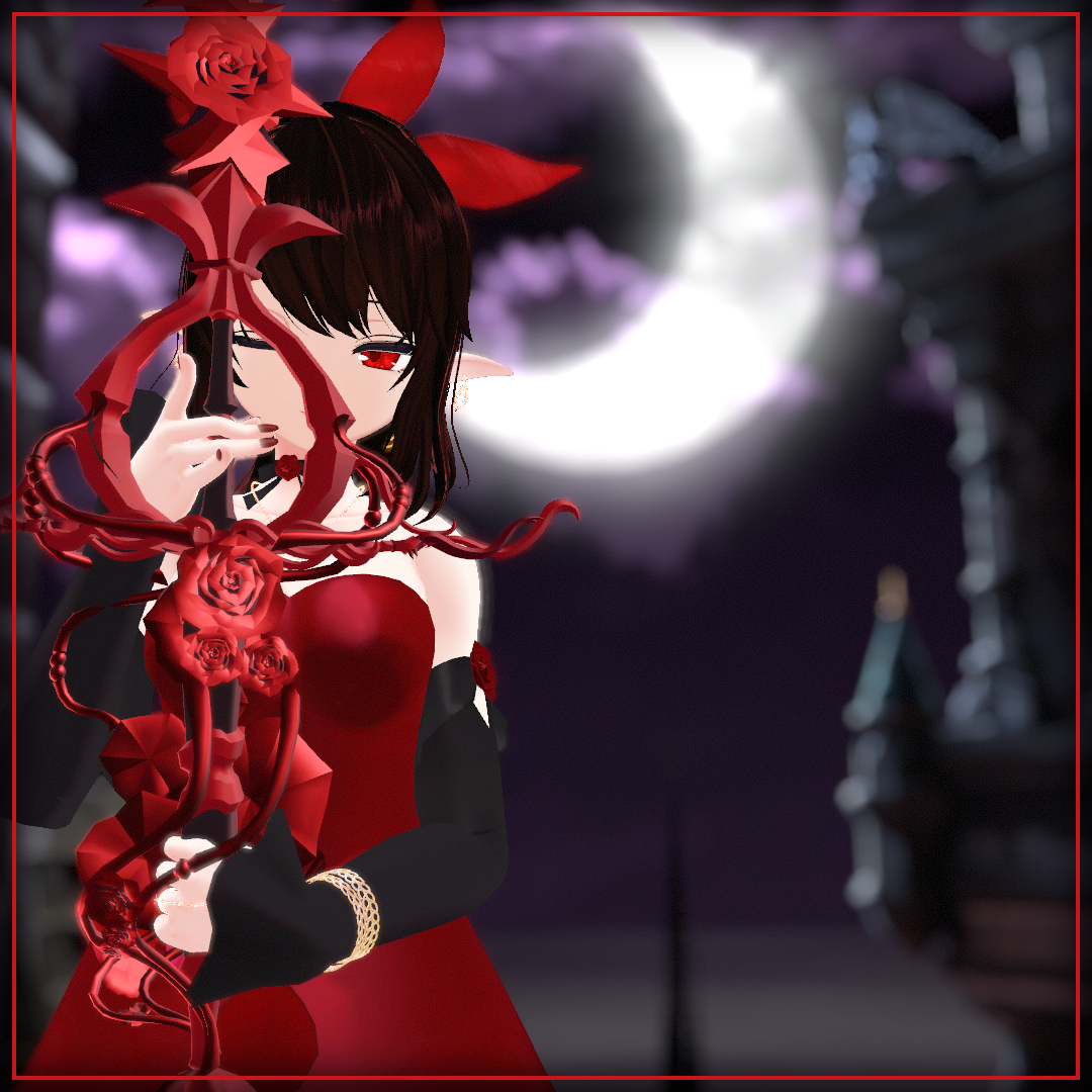 [VRChat/3Dモデル] 血色の 花火, 血花を 咲かせる剣(Flowering Cruel, Bloody flamberge like ...