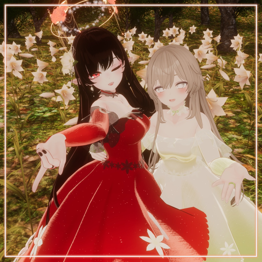 [ 4アバター対応 ] Whispering Bloom・囁く花房 - Zorra Arce [ソラ-アルセ, 狐紅葉] - BOOTH