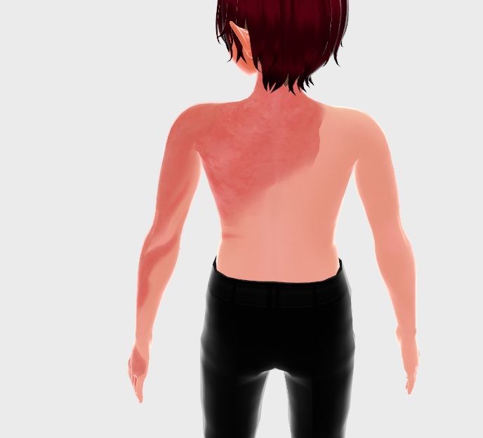 Vroid Realistic Scar face and skin layer - StrawberieMochi - BOOTH