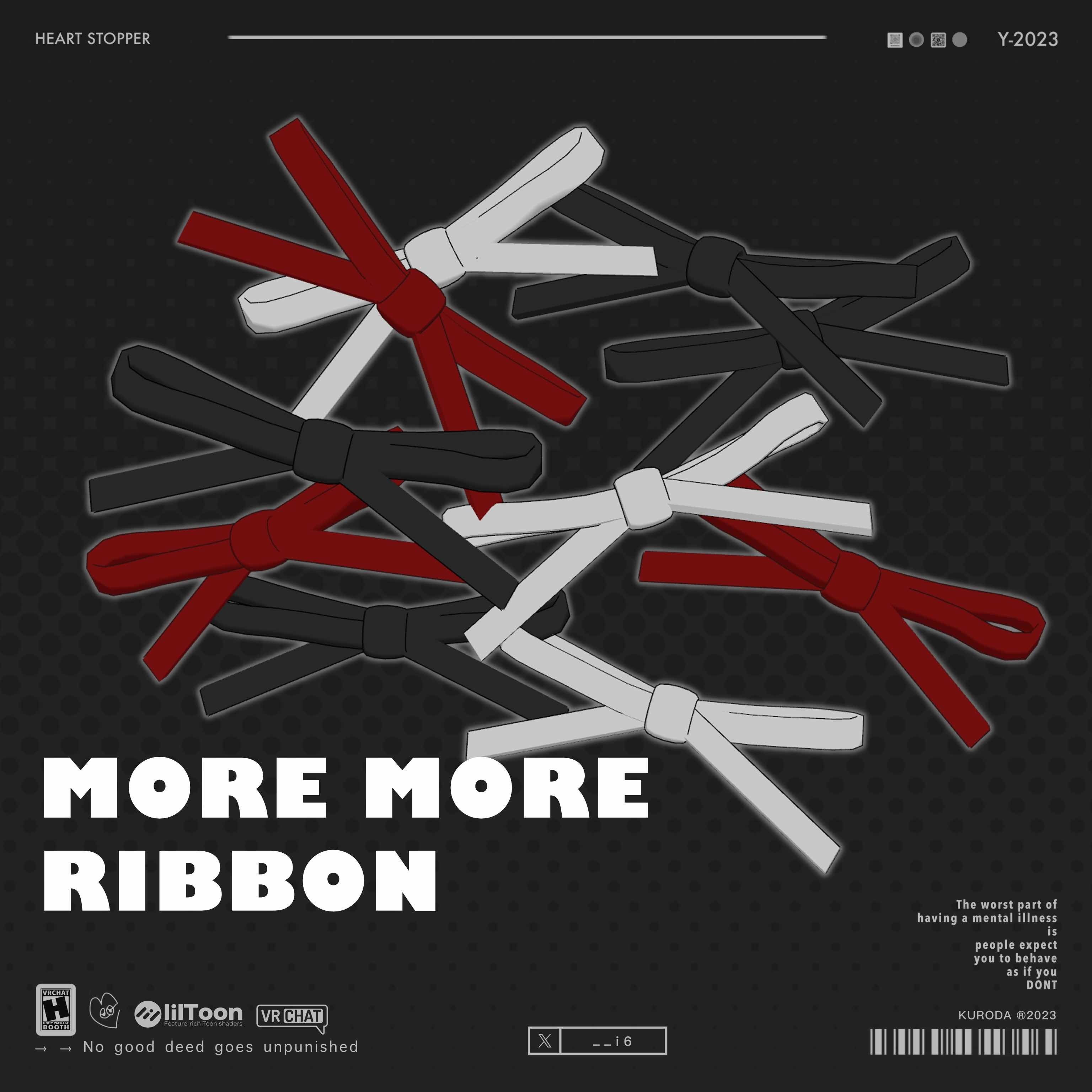 MORE MORE RIBBON - HEART STOPPER - BOOTH