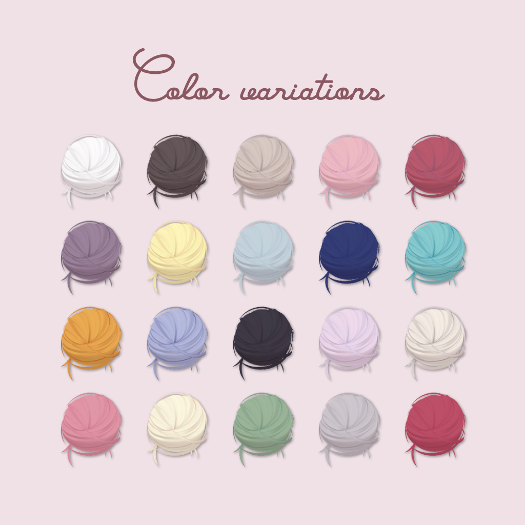 おだんごエクステ Bun extension【VRChat】 - VAlice - BOOTH