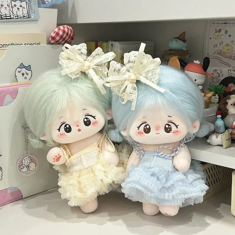 20cmぬいぐるみ服 ワンピース＆ヘアクリップセット ぬい服 - GOODWAYS - BOOTH