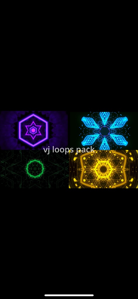Kaleidoscope / Symmetry VJ Loop Pack Vol.1（シームレス・HD） - r_i_ggggg vj ...