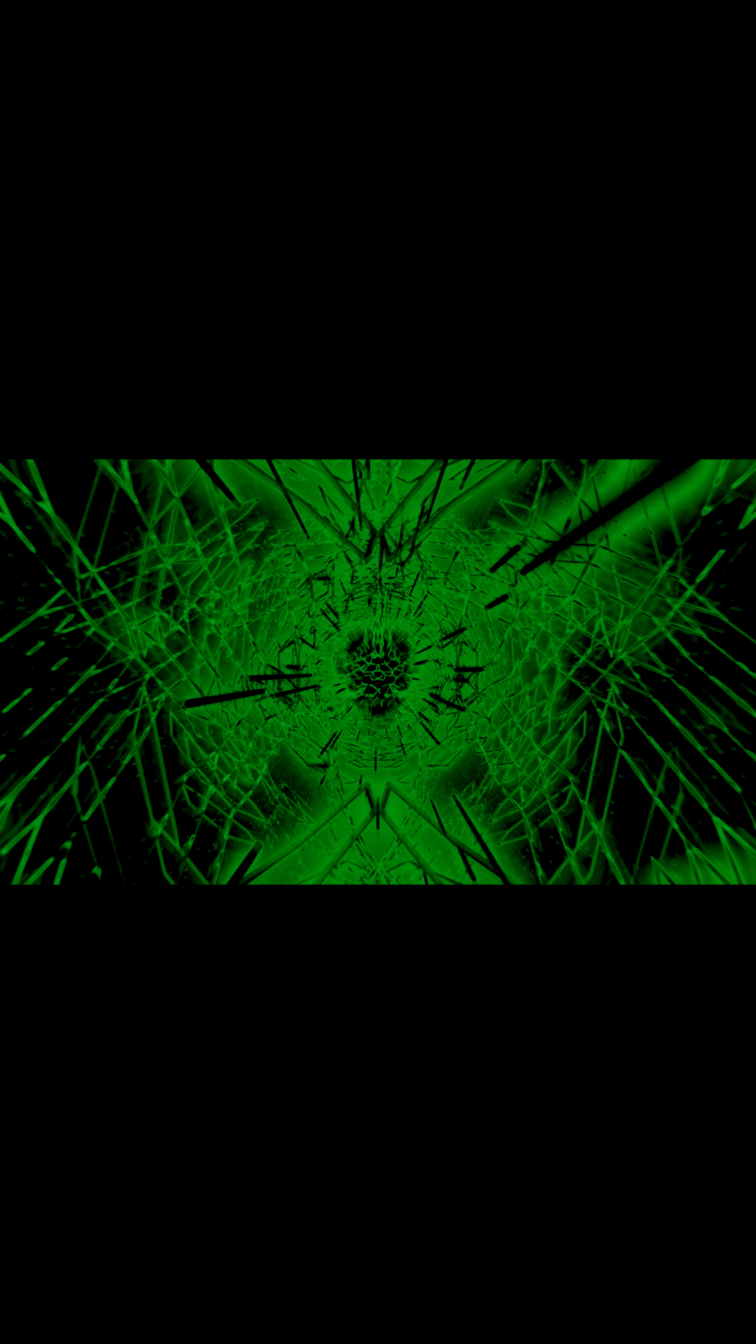 Cyber Warp Tunnel Green Energy Core HD VJ Loop - r_i_ggggg vj animation ...