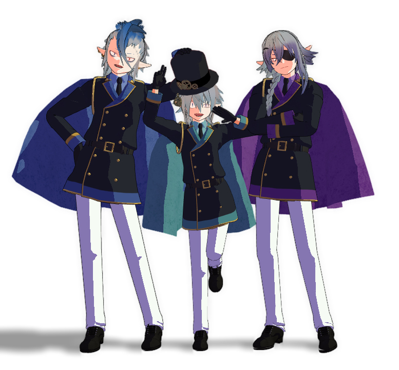 UTAU狂威ユガミ音源配布 ＋ 狂威家兄弟MMDモデル - 零zero project. - BOOTH