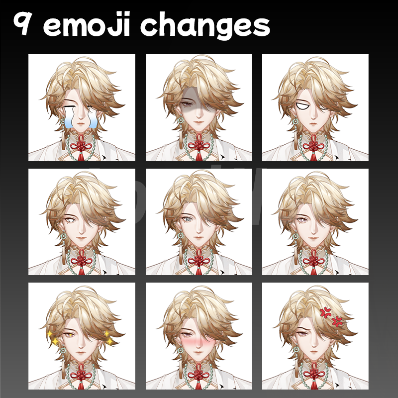 【live2dモデル】Chinese style boys/VTS/Live2d - LordHut - BOOTH