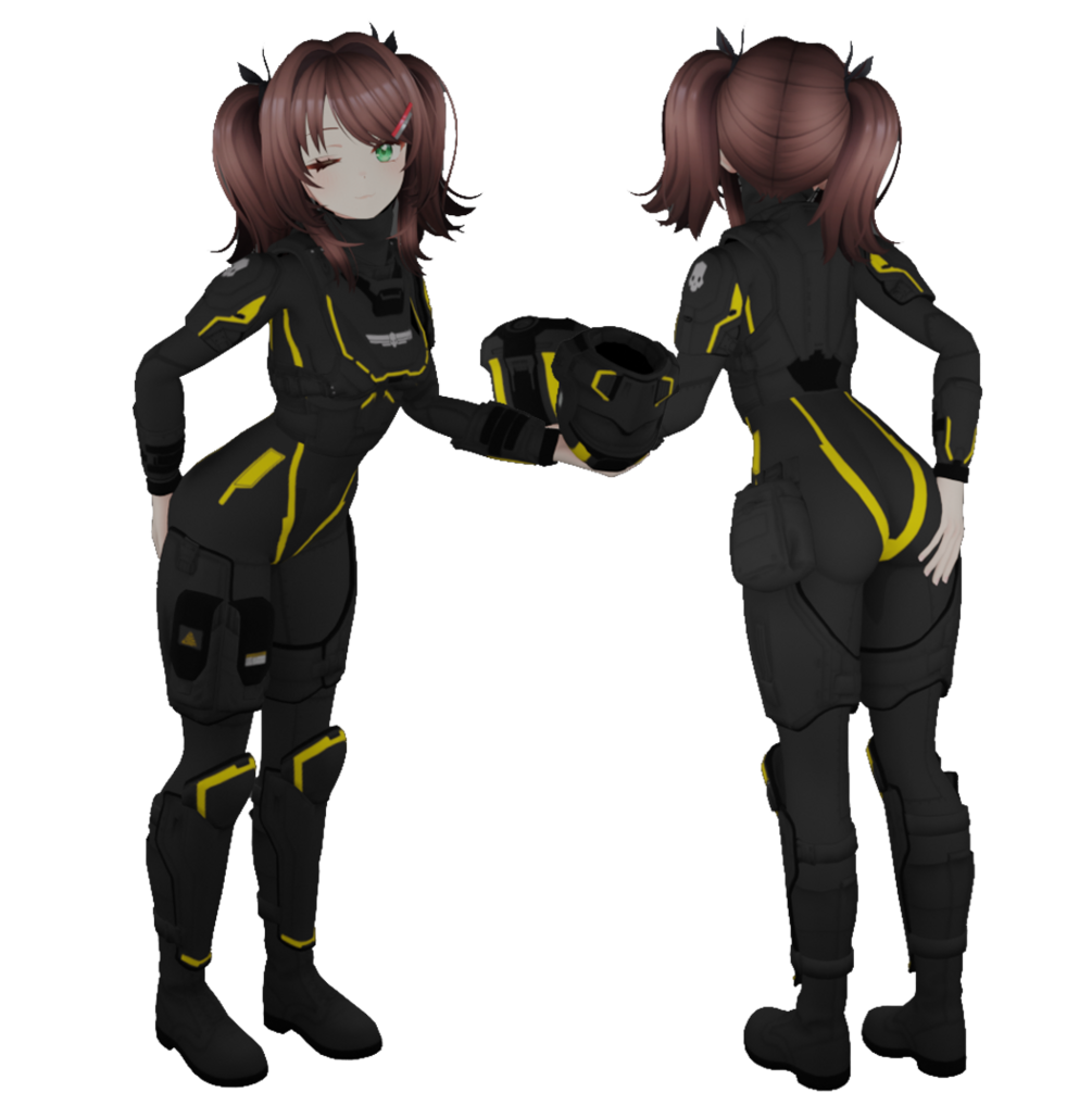 Female Democracy Armor [VRChat] - Marcy Studios - BOOTH