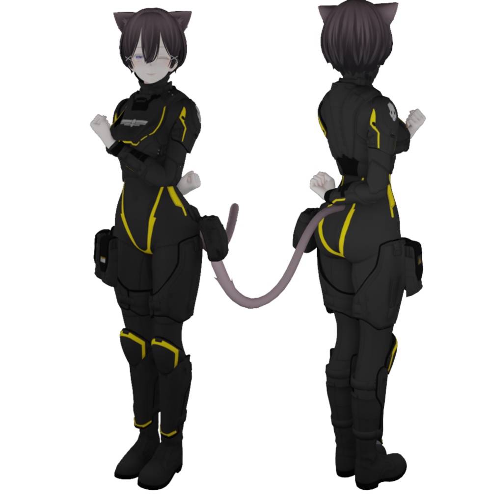 Female Democracy Armor [VRChat] - Marcy Studios - BOOTH