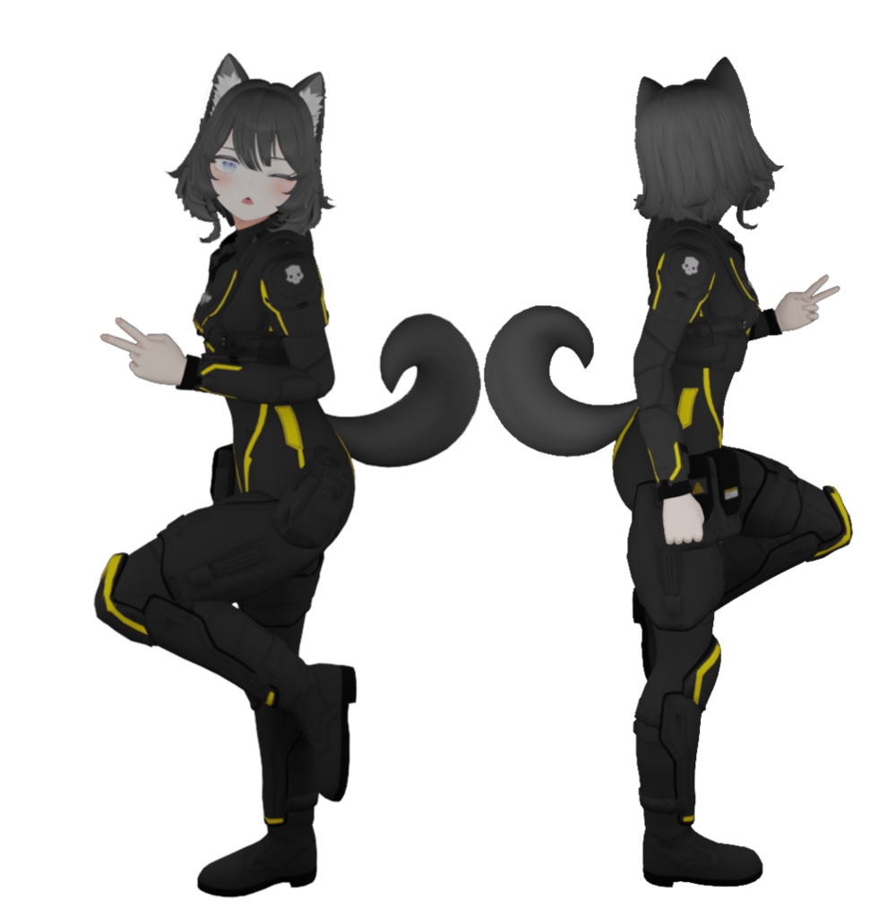 Female Democracy Armor [VRChat] - Marcy Studios - BOOTH