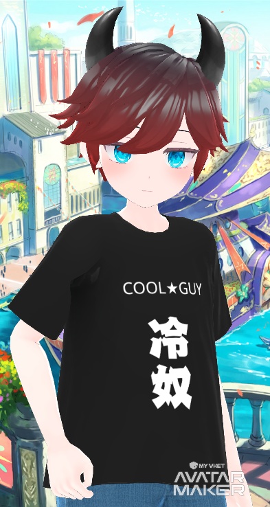 COOL★GUY(冷奴)Tシャツ [AvatarMaker] - rez - BOOTH