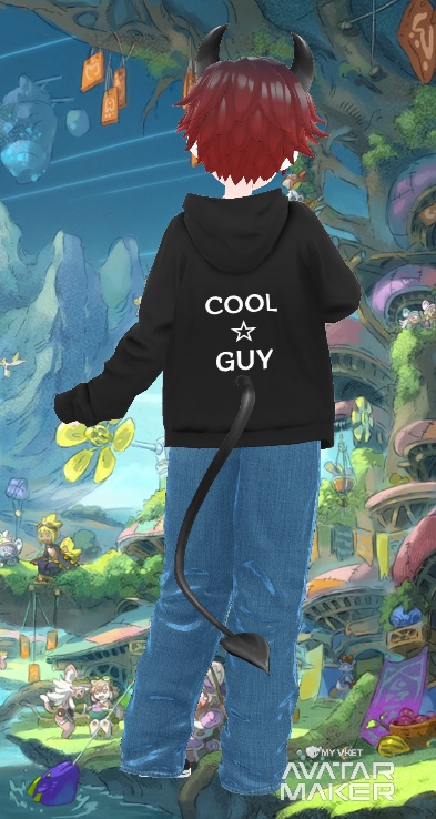 COOL☆GUY(冷奴)パーカー [AvatarMaker] - rez - BOOTH