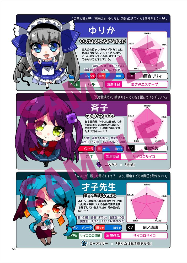 【CHARONオンリー2新刊】CHARONヤンデレホラーずかん2025 - CHARON＆すたじおかろん公式通販 - BOOTH