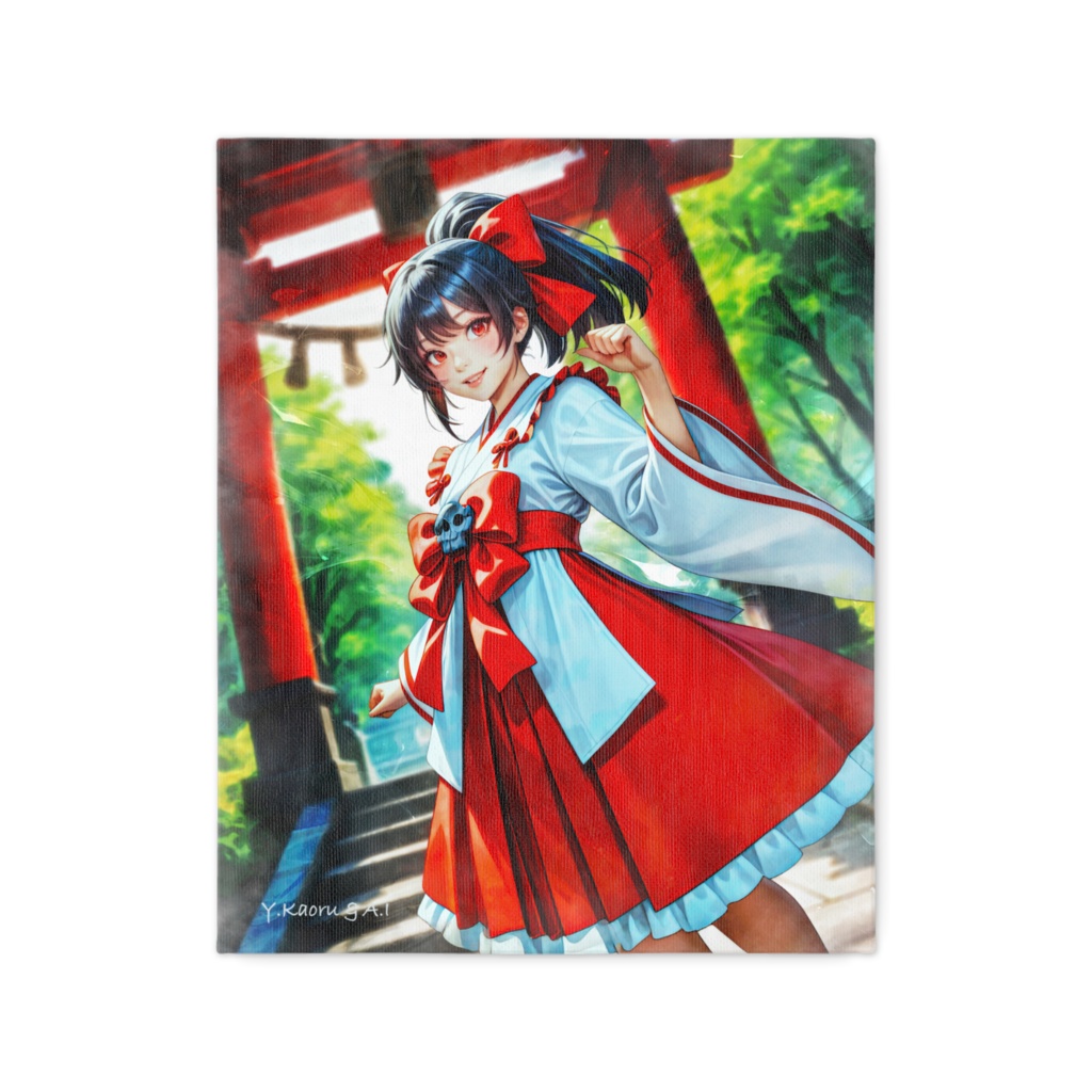 9FCFCOD3art_Shrine Maid - vapor-magic - BOOTH