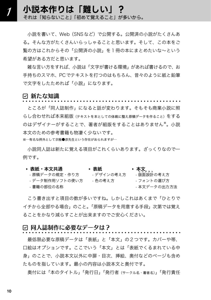 ALBA LUNA式小説同人誌の作り方 【0】Hello, Novel world! - ALBA LUNA Onlineshop - BOOTH