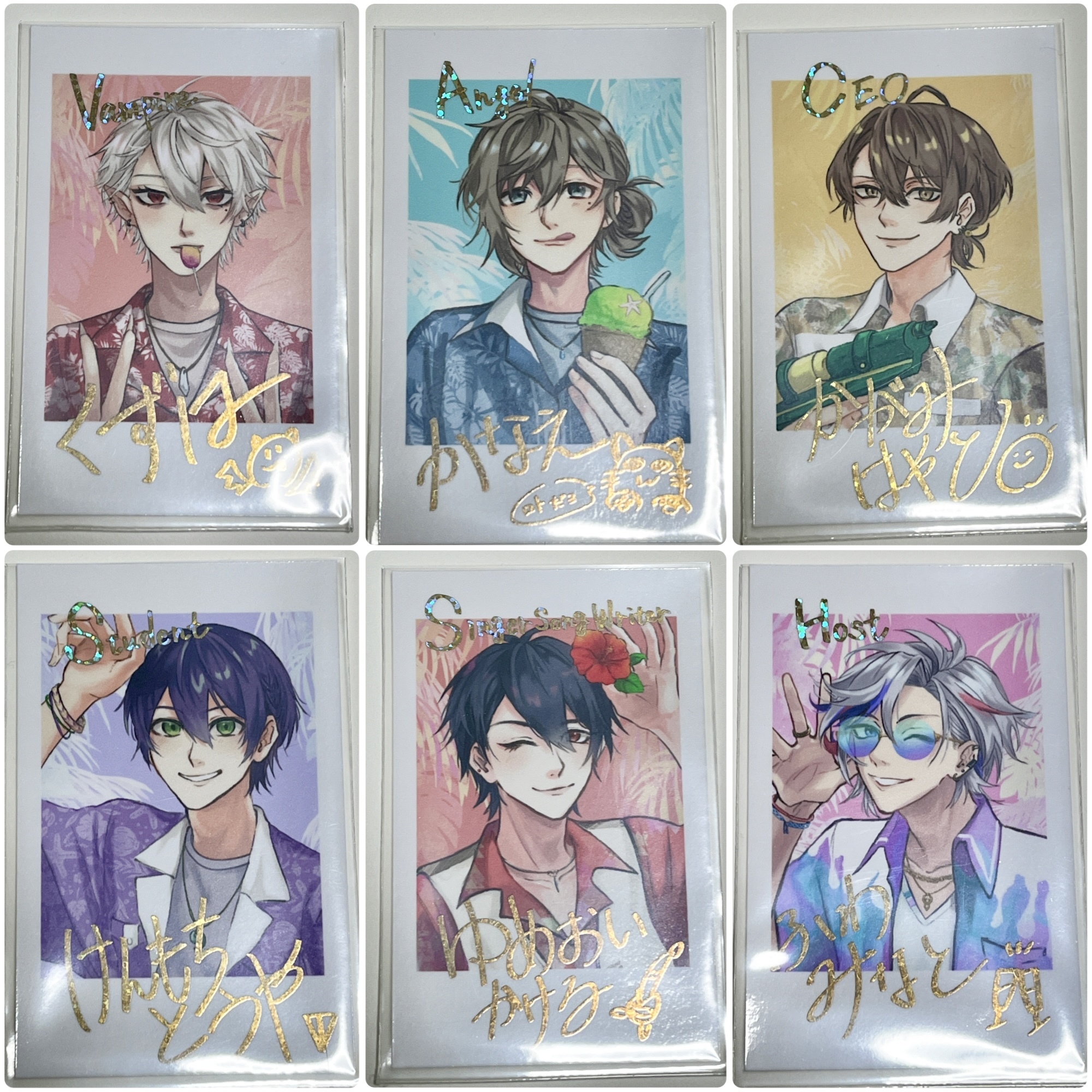 VACHSS 夏チェキ6枚セット - 悠ノたろ - BOOTH