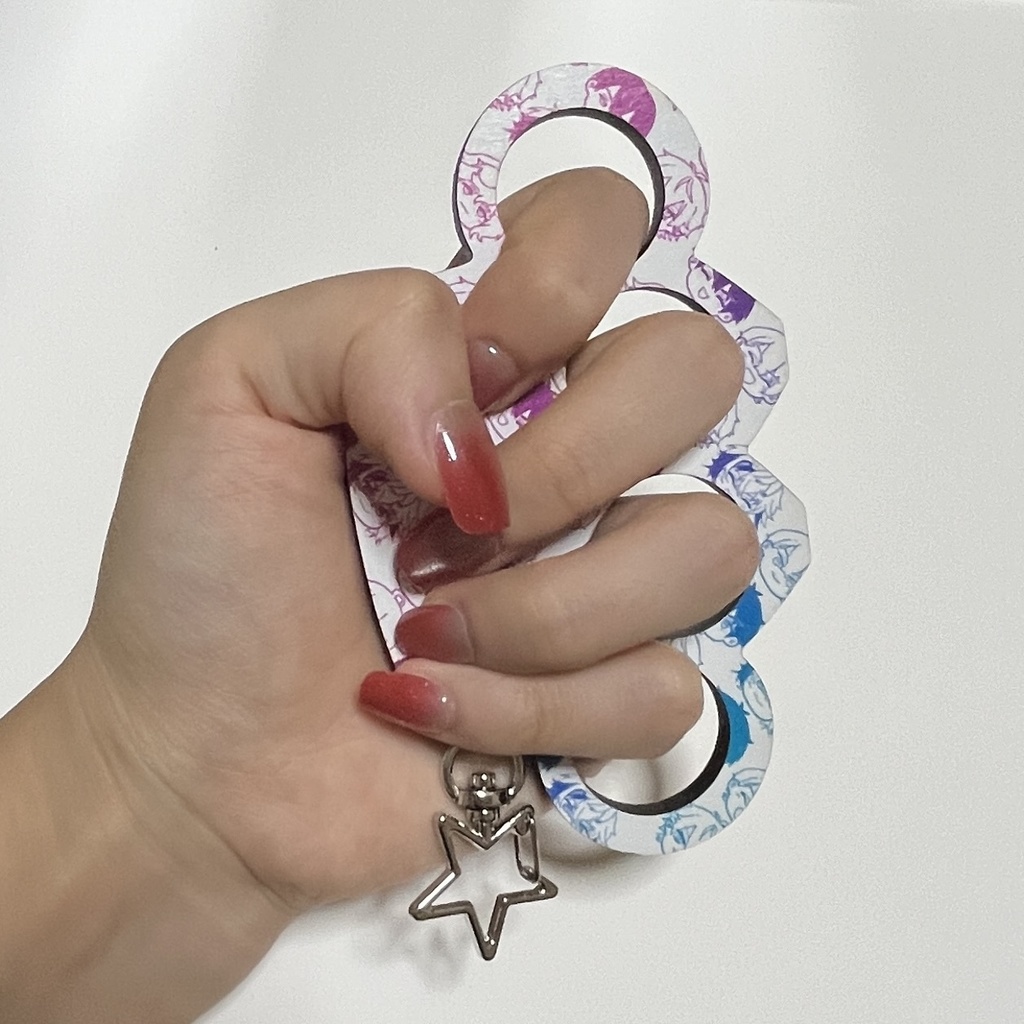 VACHSS 木製（白色）メリケンサック - 悠ノたろ - BOOTH