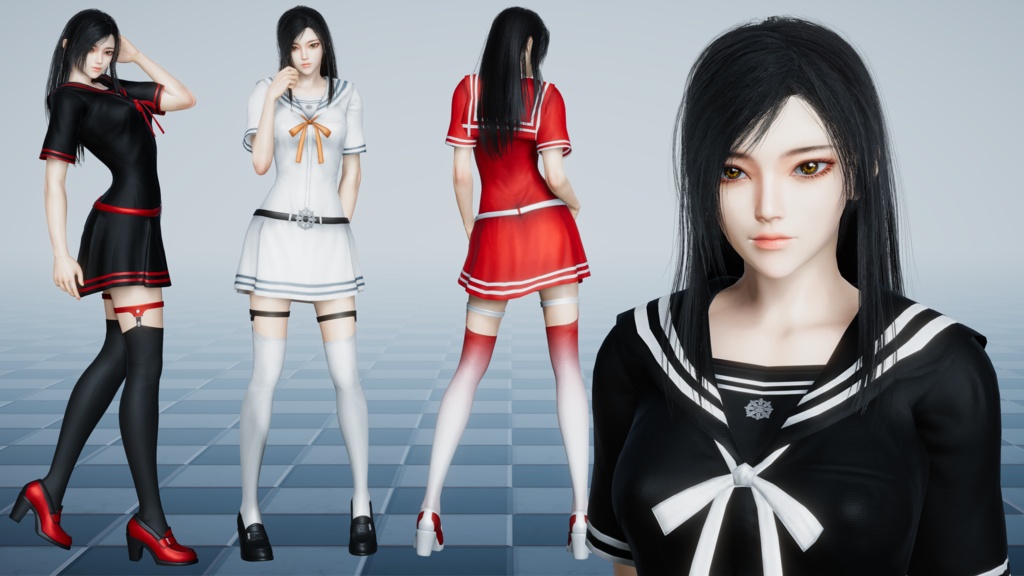 HS2MOD clothing 03 - AMY - BOOTH