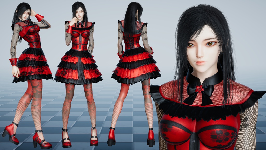 HS2MOD clothing 07 - AMY - BOOTH