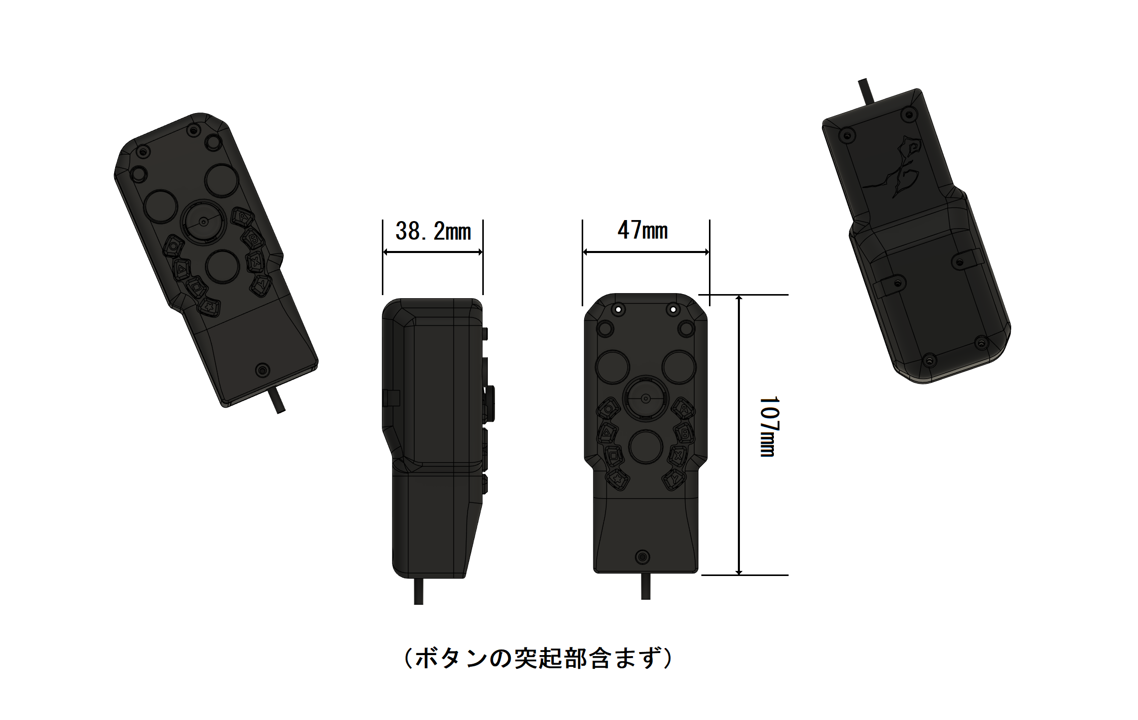 【STUDIOMATE GHOST-ゴースト-】有線左手デバイス【18ボタン】 - たかひろの道具屋 - BOOTH