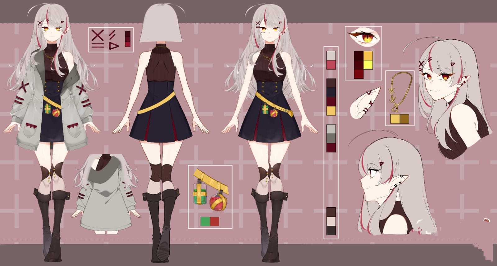 Live2D Vtuber Full Body Model + Rigging + Assets Ready To Stream Debut ...