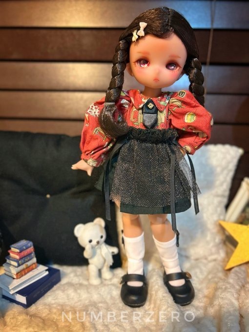 【25cmサイズ】ネクタイハーフパンツワンピース - #000000 NumberZero Shop - BOOTH