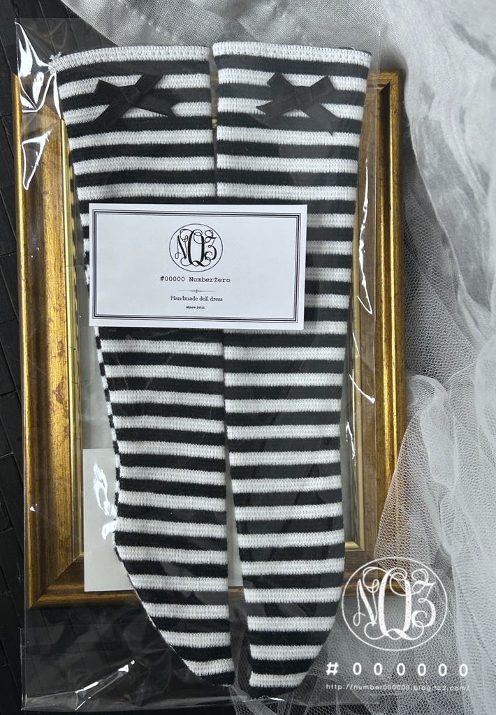【DD SDサイズ】ボーダーソックス - #000000 NumberZero Shop - BOOTH