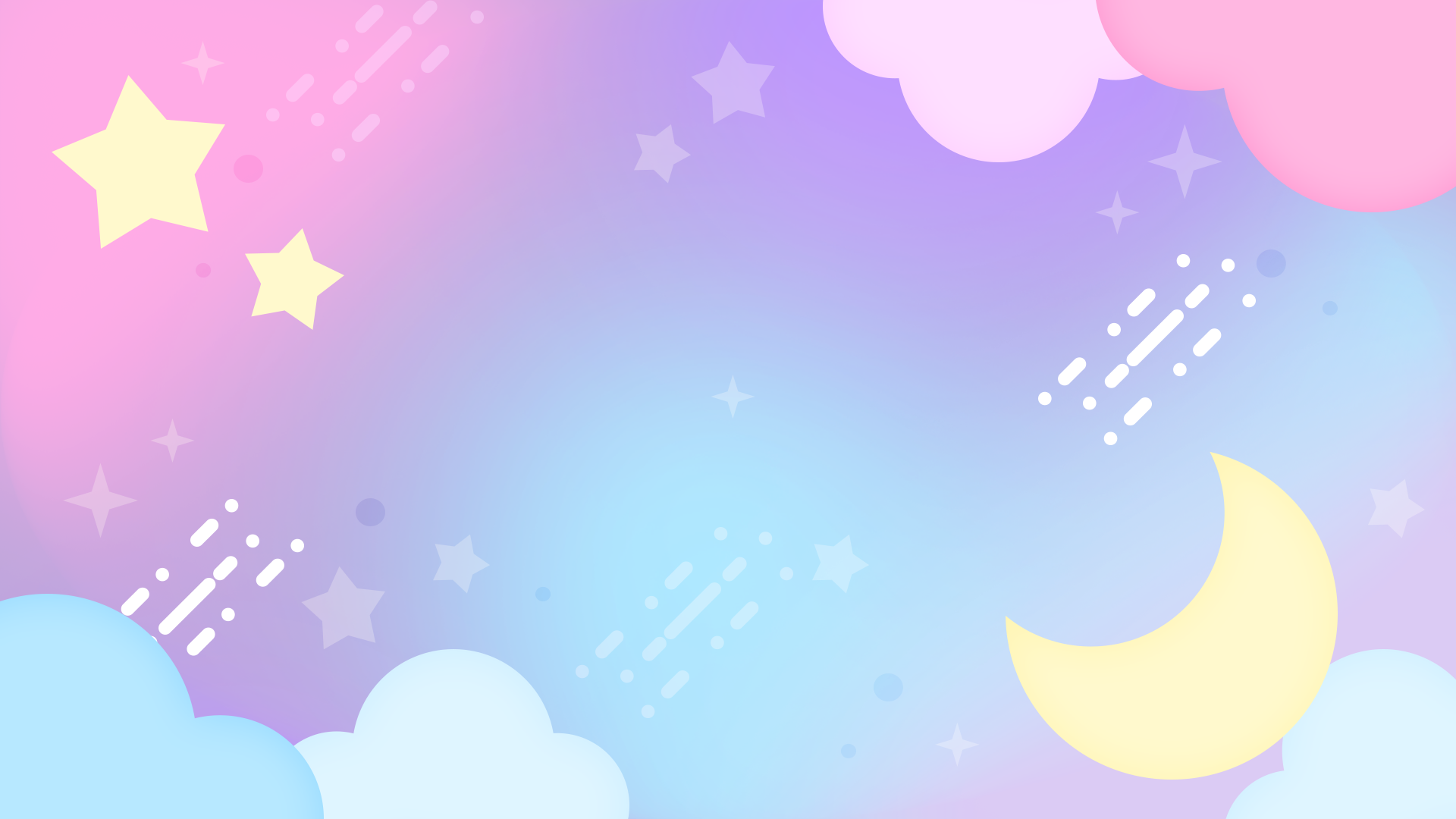 【無料】ゆめかわいい背景画像【4バリエーションおまけ入り】 - もでたぶ - BOOTH