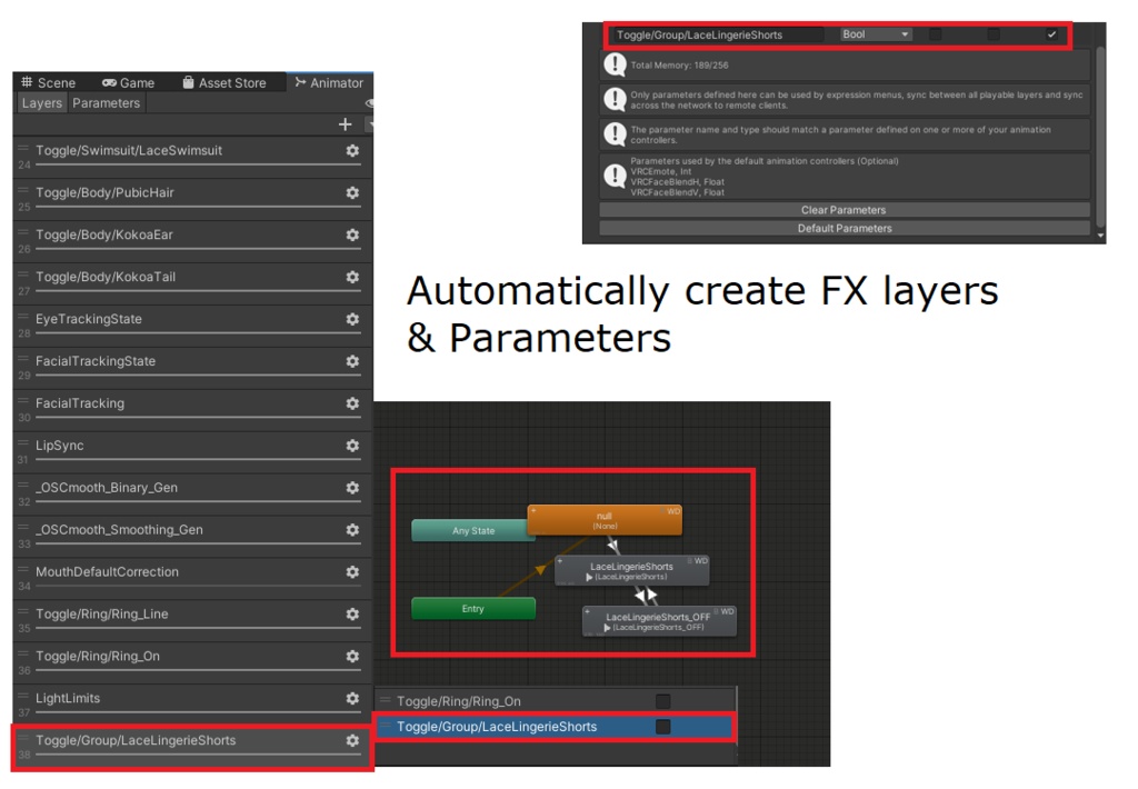 [VRChat][無料] Boolean Toggle Layer Creator - FreyYa's Workshop - BOOTH