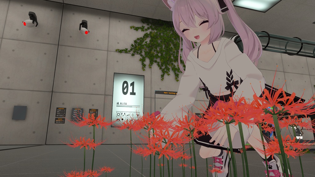 VRC・Unity想定ニョキニョキ彼岸花パーティクル - ぼにやまの里 - BOOTH