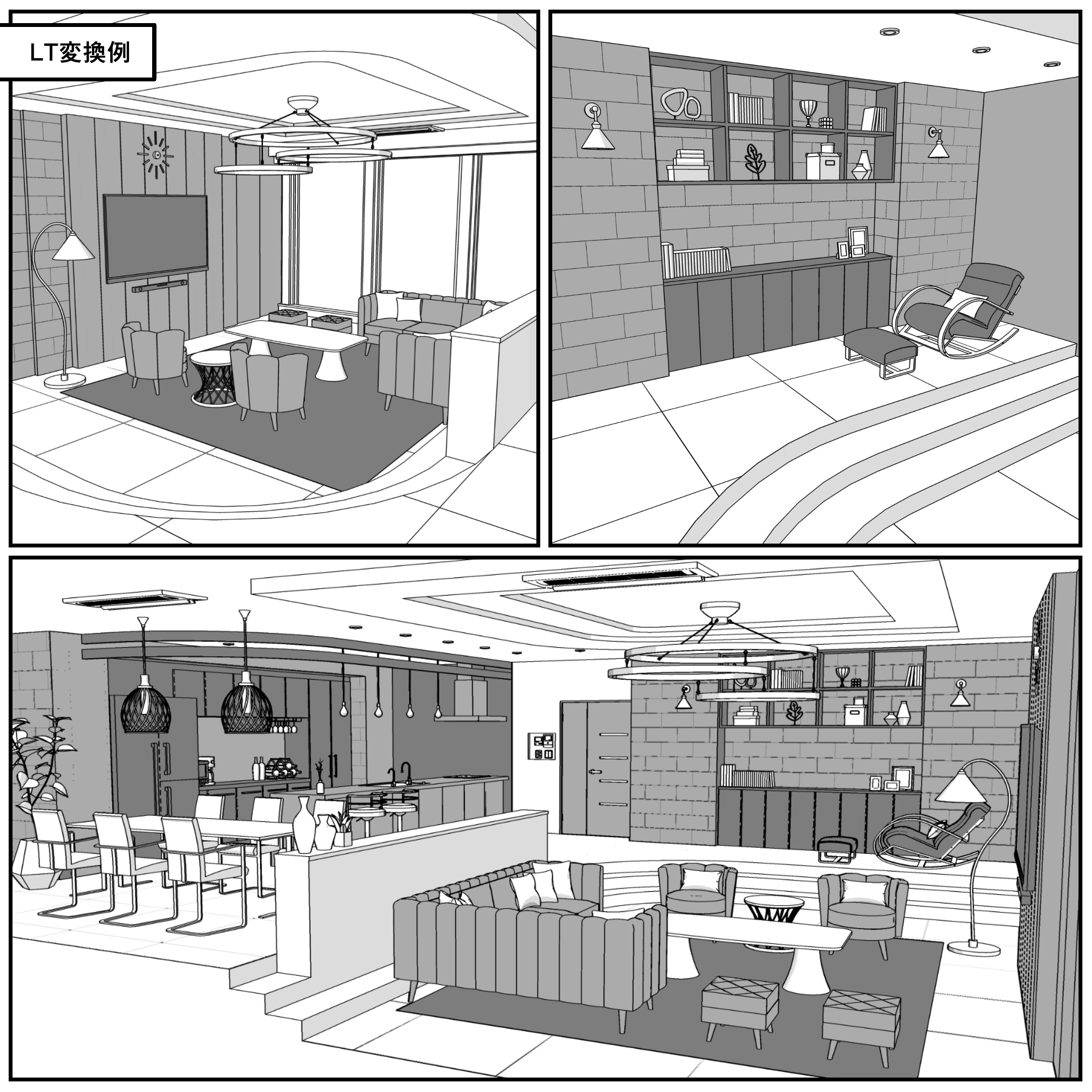 LDK(高級)01【クリスタ用素材】 - mame1123 - BOOTH