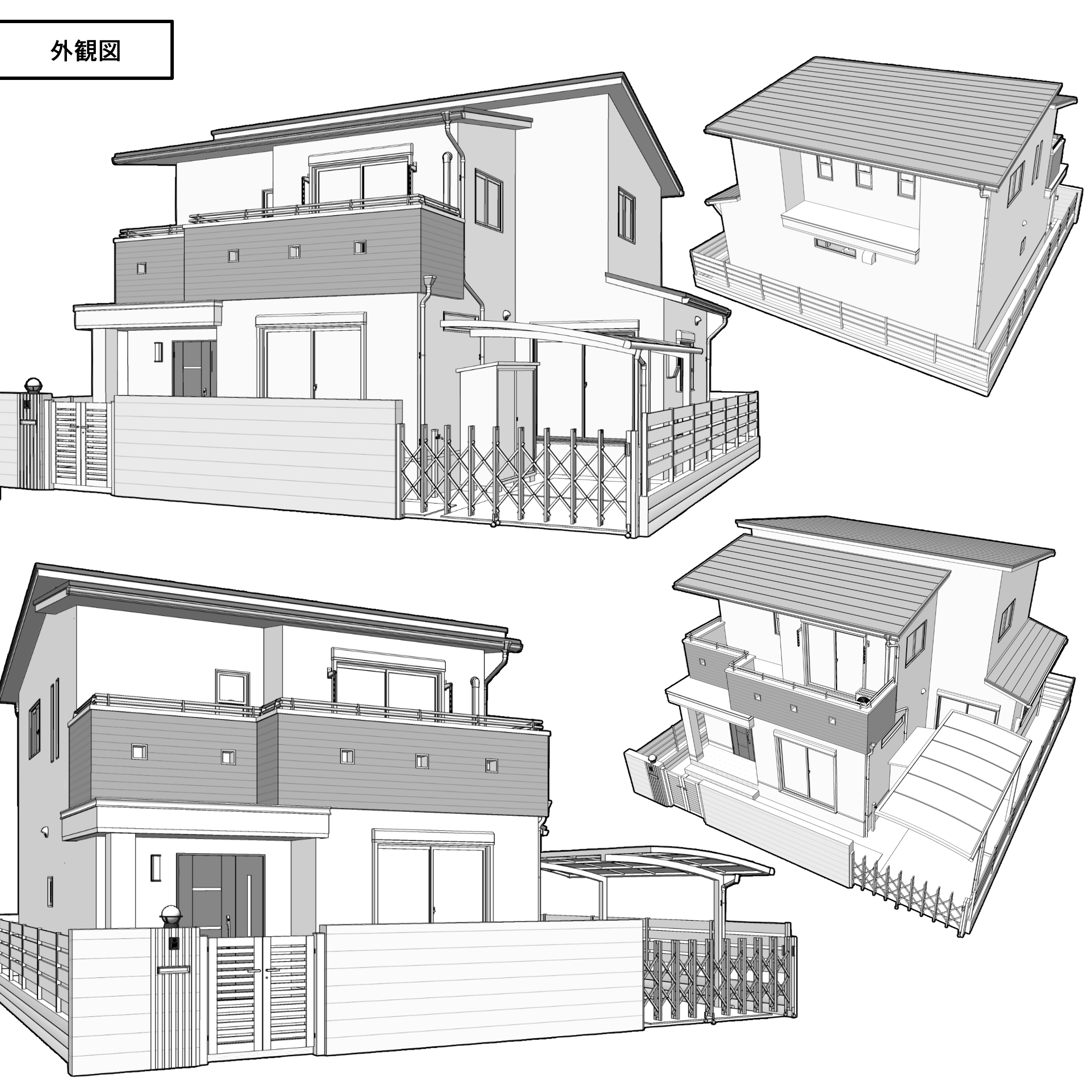 一戸建て 4LDK【クリスタ用素材】 - mame1123 - BOOTH