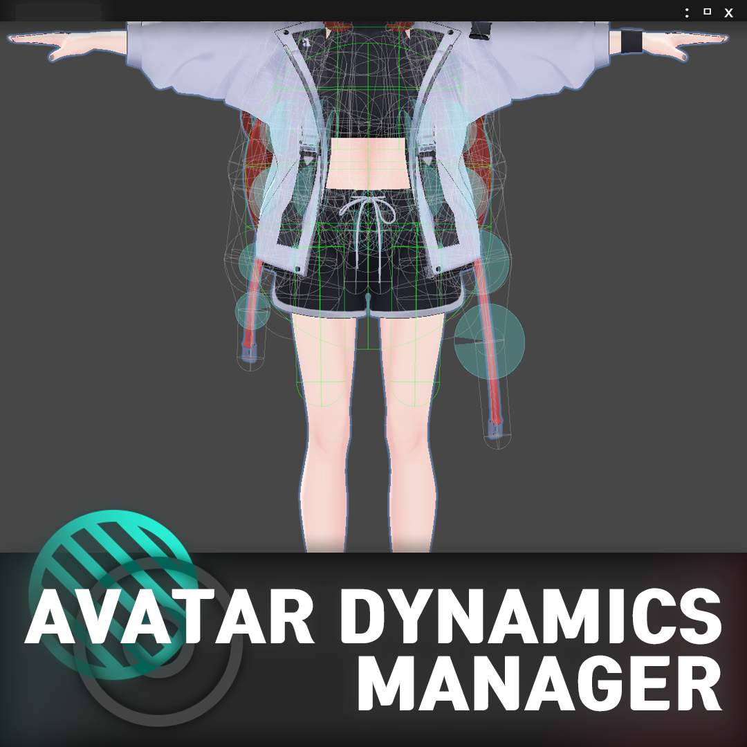 [Asset] Avatar Dynamics Manager (tools for VRChat) - K13B - BOOTH