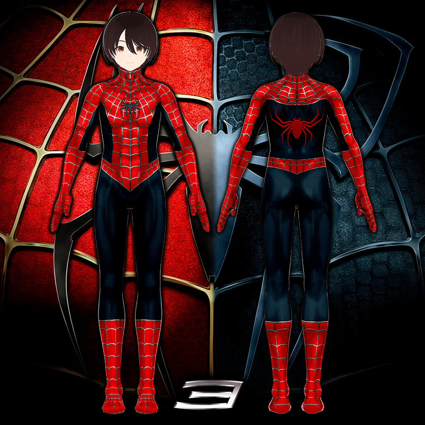 【VRoid】Male Ver. Spider-Man Costume Spider-Man Raimi Trilogy ...