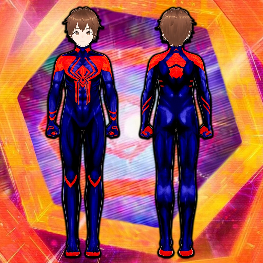 【VRoid】[UNISEX] Spider-Man 2099 Across The Spider-Verse Costume ...