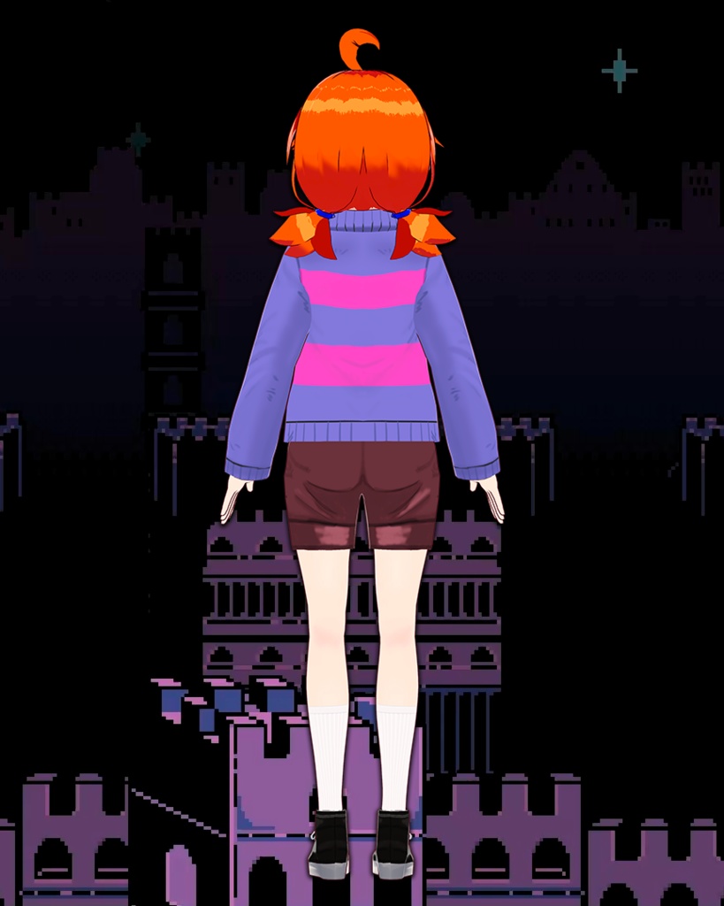 【VRoid】Frisk Costume Undertale - 𝗡𝗢𝗦𝗧𝗔𝗟𝗚𝗜𝗔 𝗦𝗧𝗢𝗥𝗘 - BOOTH